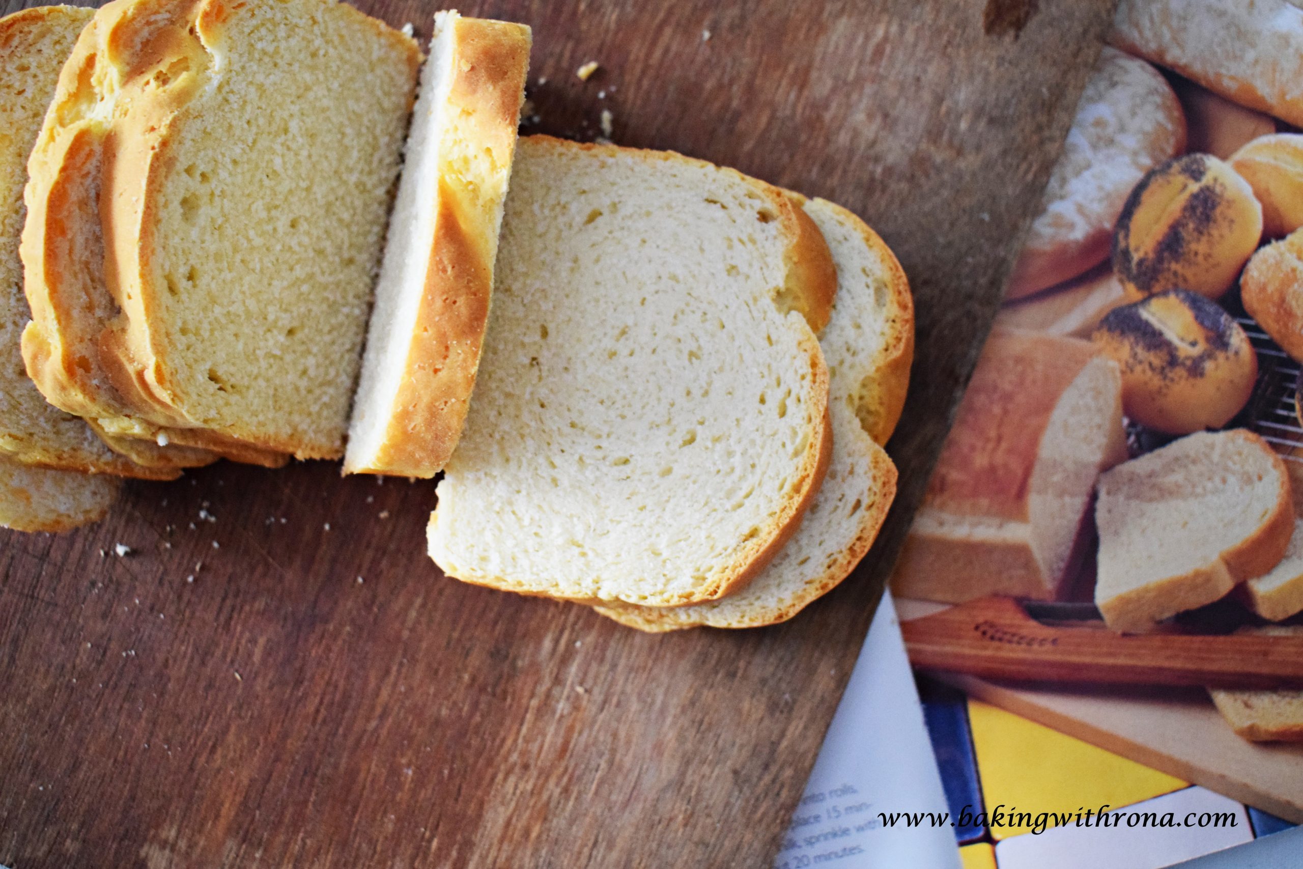 Basic White Bread - Baking with Rona. Easy Homemade Bread