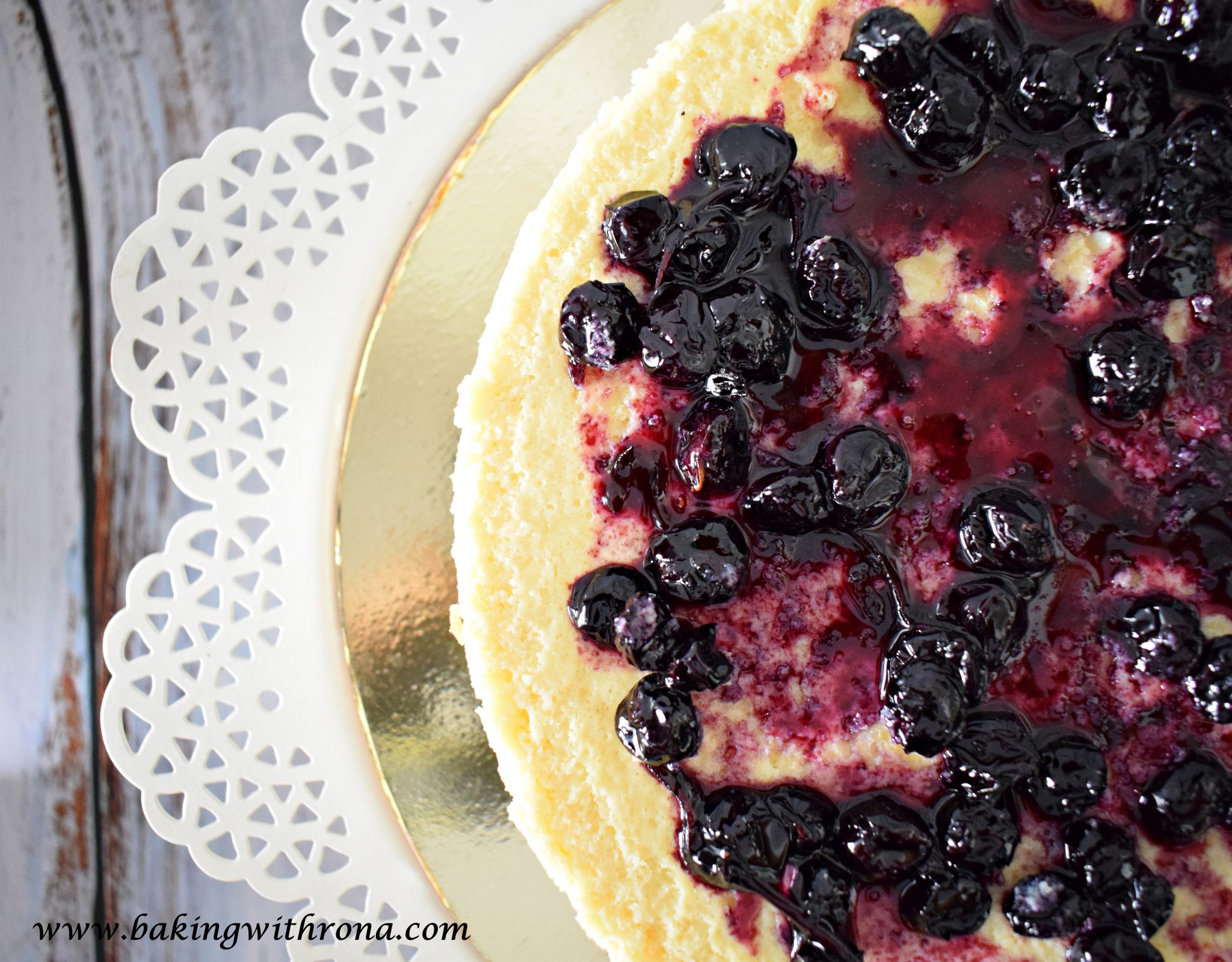 Baked Cheesecake - Baking with Rona