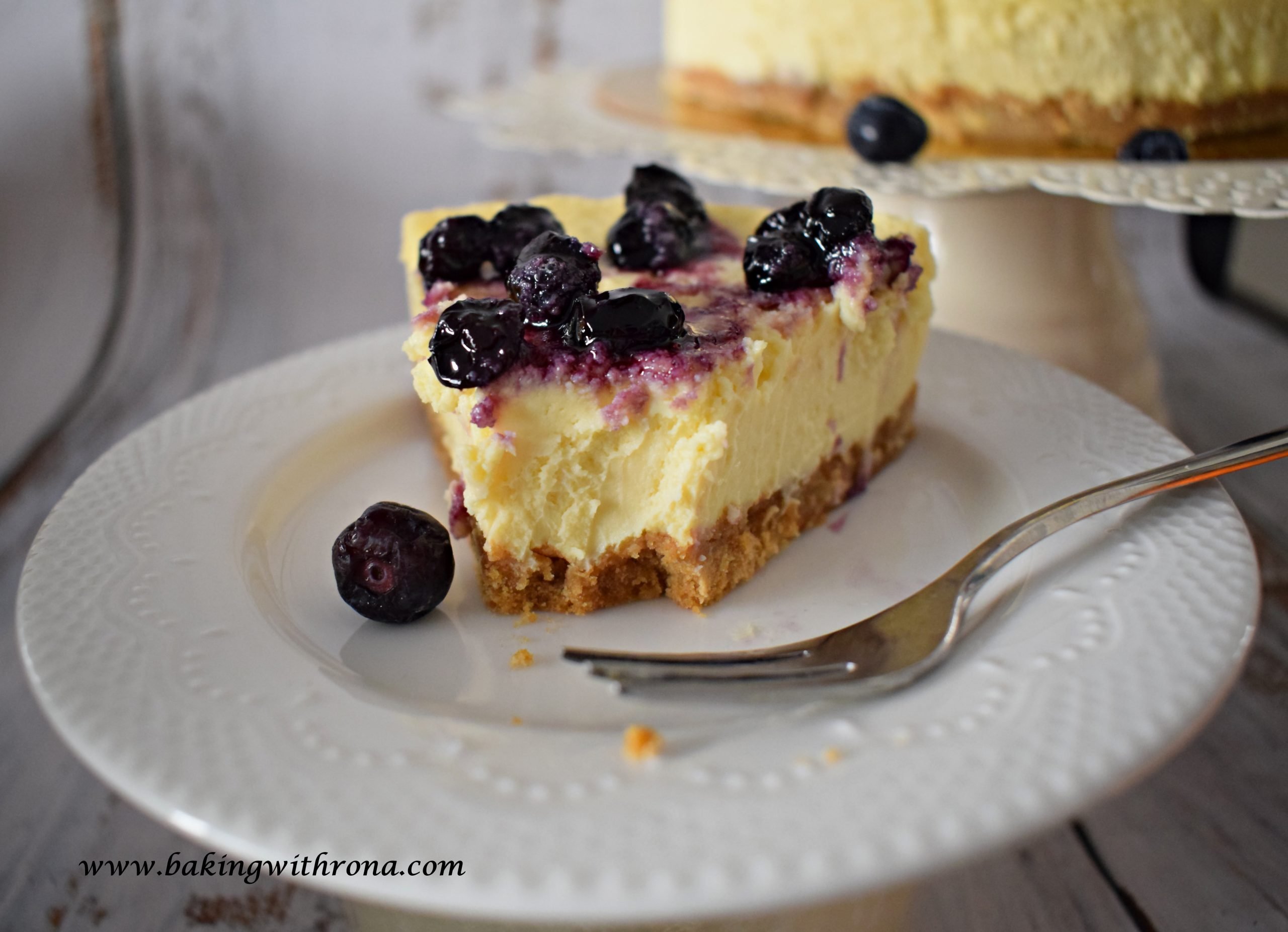 Baked Cheesecake - Baking with Rona