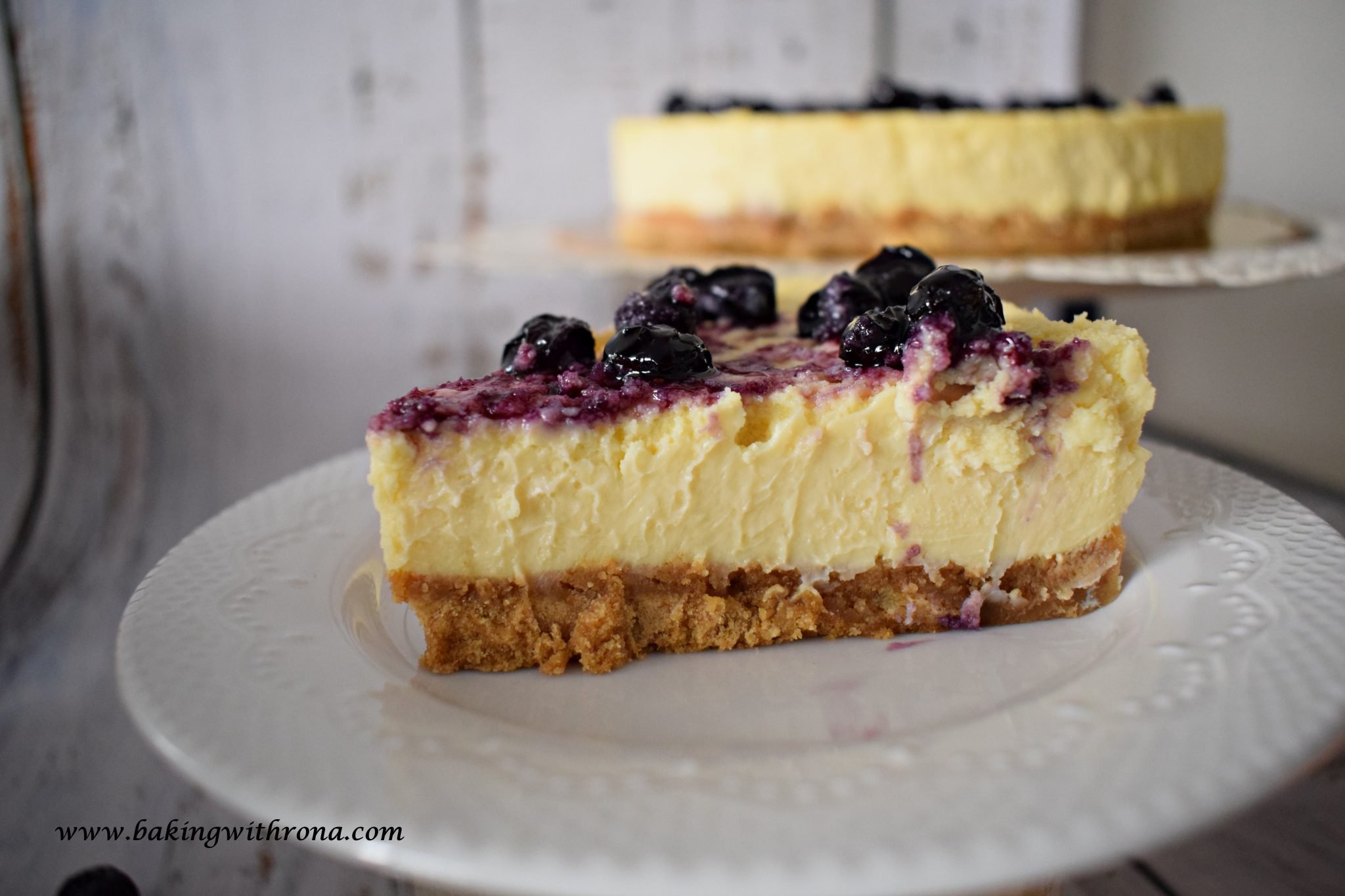 Baked Cheesecake - Baking with Rona