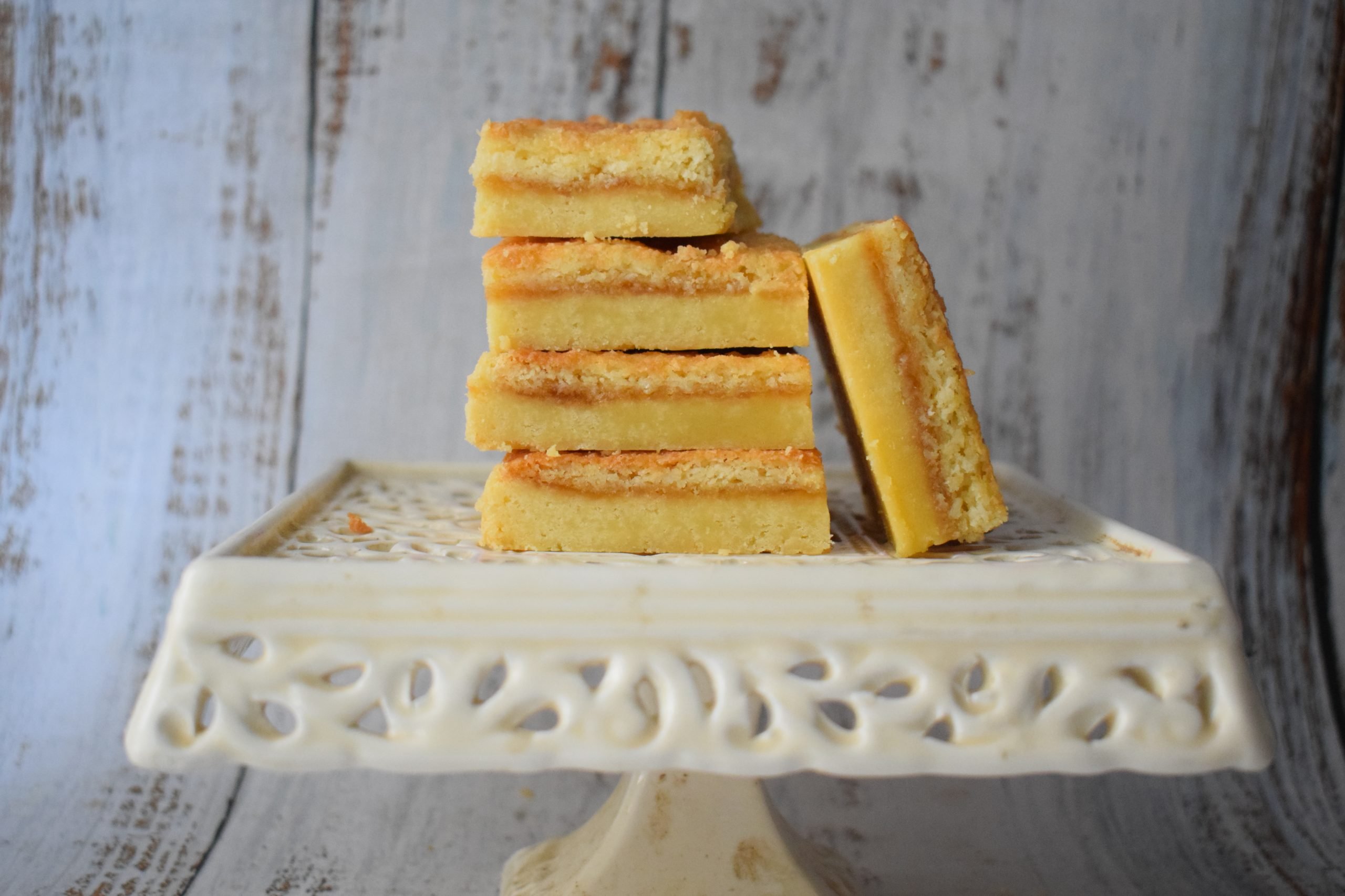 Coconut & Jam Squares - Baking with Rona