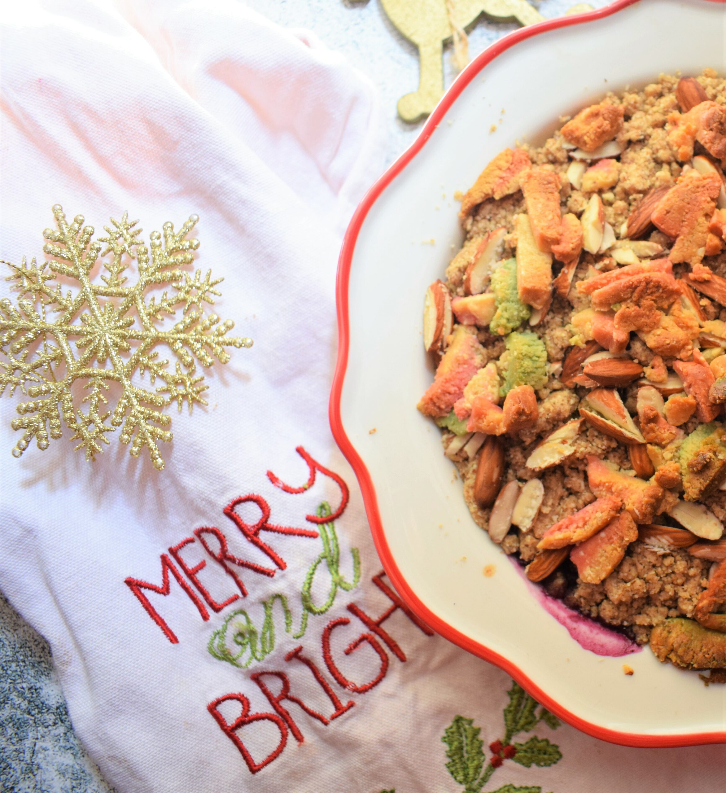 Christmas Crumble - Baking with Rona